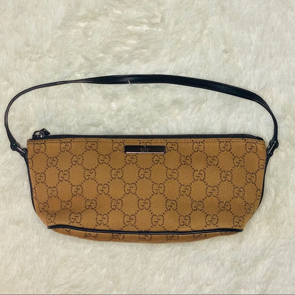 Gucci | Bags | Authentic Gucci Gg Canvas Pochette | Poshmark